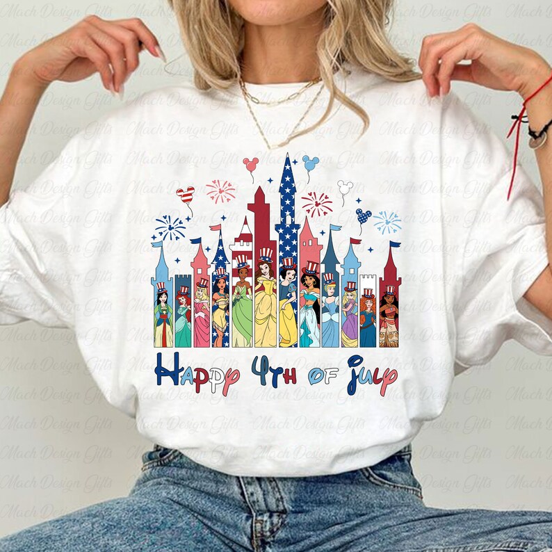Happy Fourth of July Svg, 4th of July Princess Svg, Princess Svg ...