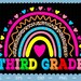 Back to School Rainbow Third Grade Svg Hello School Svg - Etsy