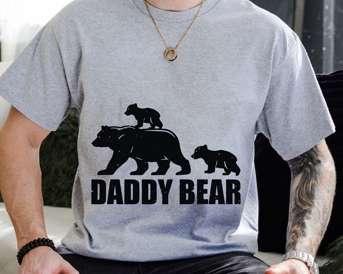 Daddy Bear SVG, Dad and Son Svg,father's Day Svg, Family Bears Svg ...