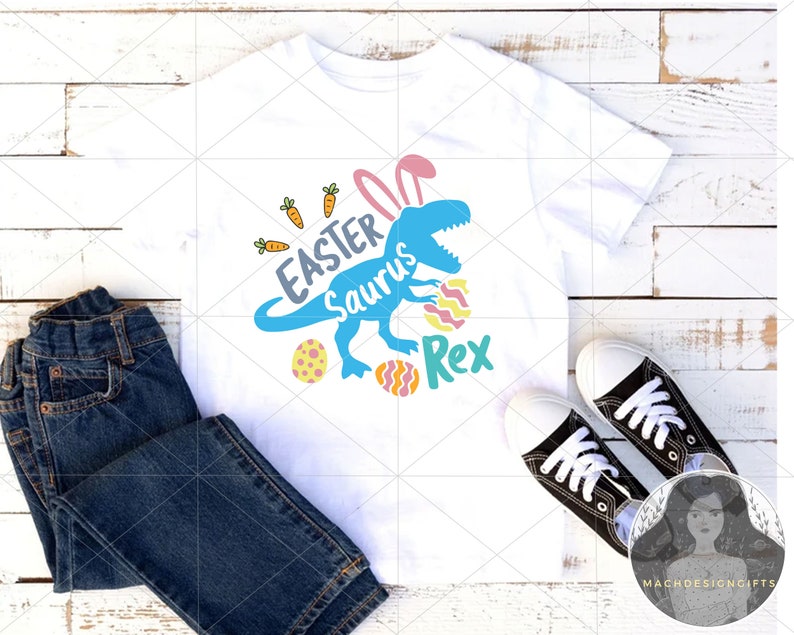 Easter Saurus Rex Svg Dinosaur Svg Easter Svg Easter Day - Etsy