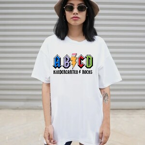 Back to School Svg Bundle, ABCD Rock N Roll Teacher Svg, Teacher Svg ...