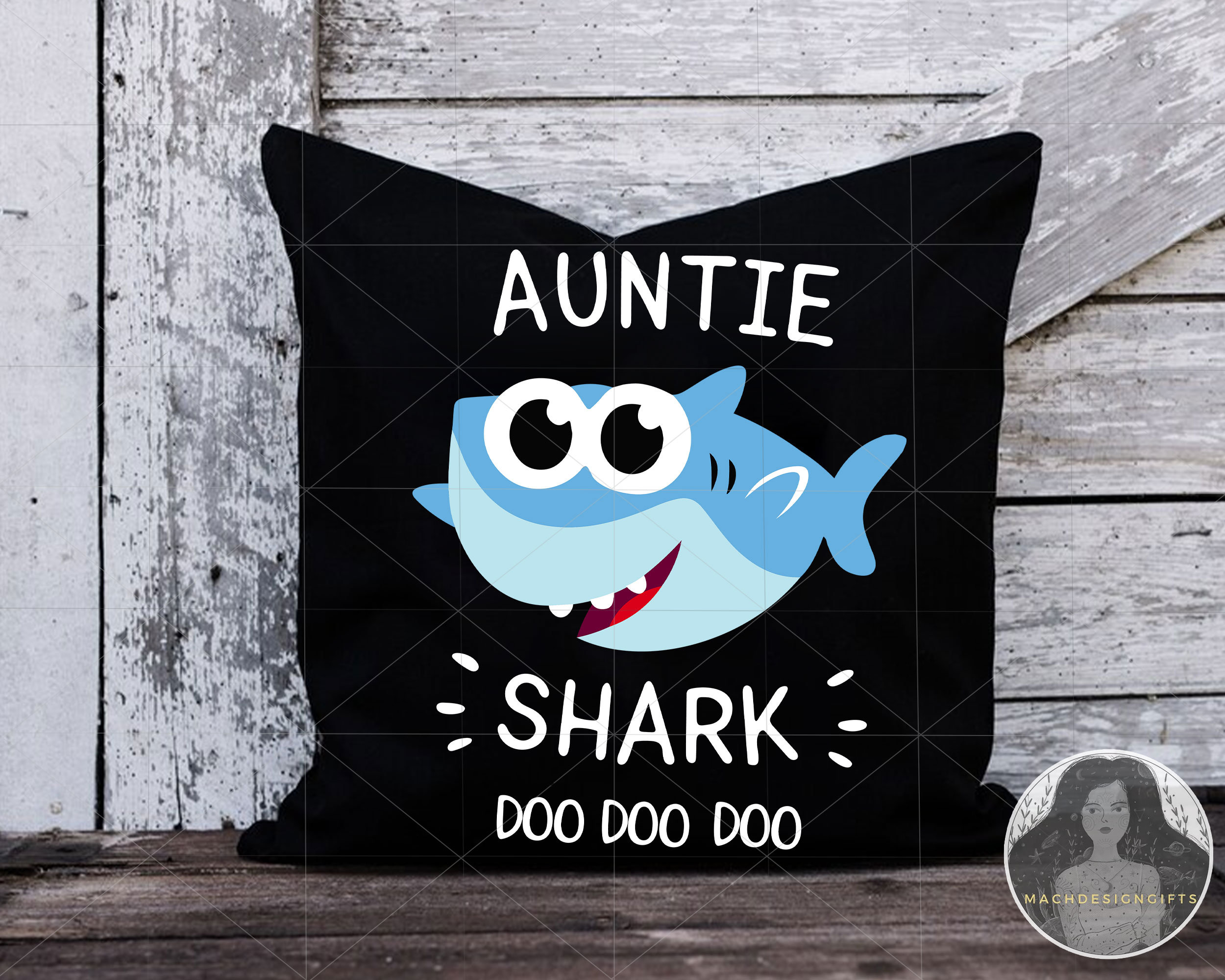 Auntie Shark Svg Shark Birthday Svg Shark SVG Shark Family - Etsy