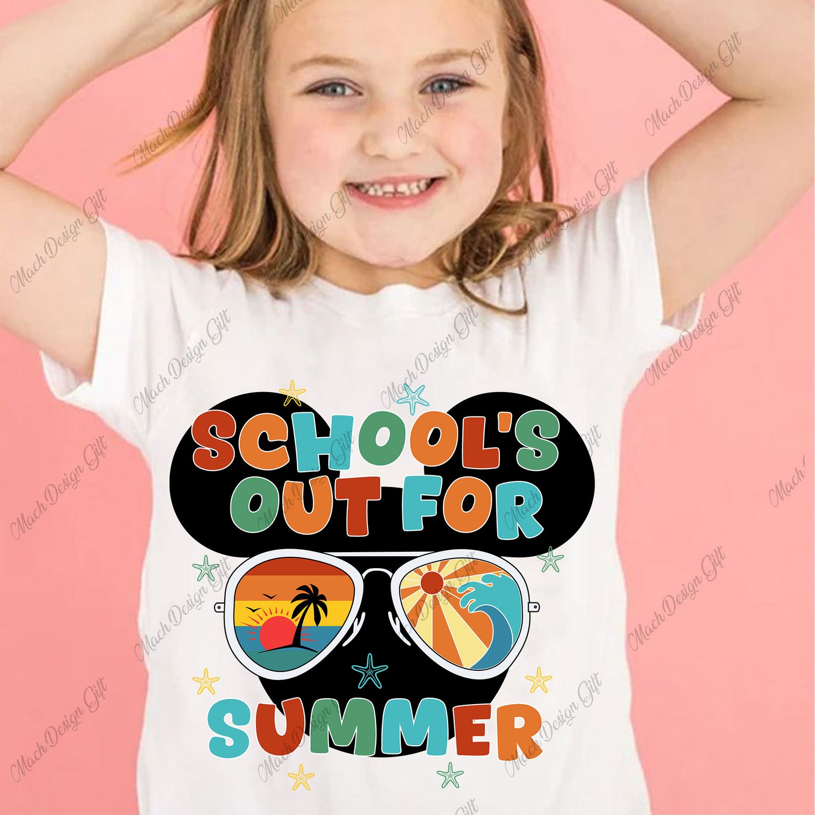 School's Out for Summer Png, Last Day of School Png, Mouse and Friends ...