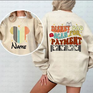 Personalized Dad Scan for Payment Svg, Custom Name Fathers Day Svg ...