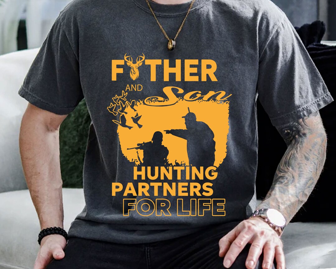 Father and Son Hunting Partner for Life Svg, Fathers Day Svg, Hunting ...