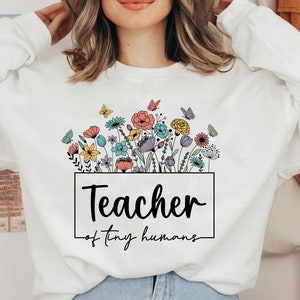 Teacher of Tiny Humans SVG, Back to School Svg, Teacher Svg, Teacher ...