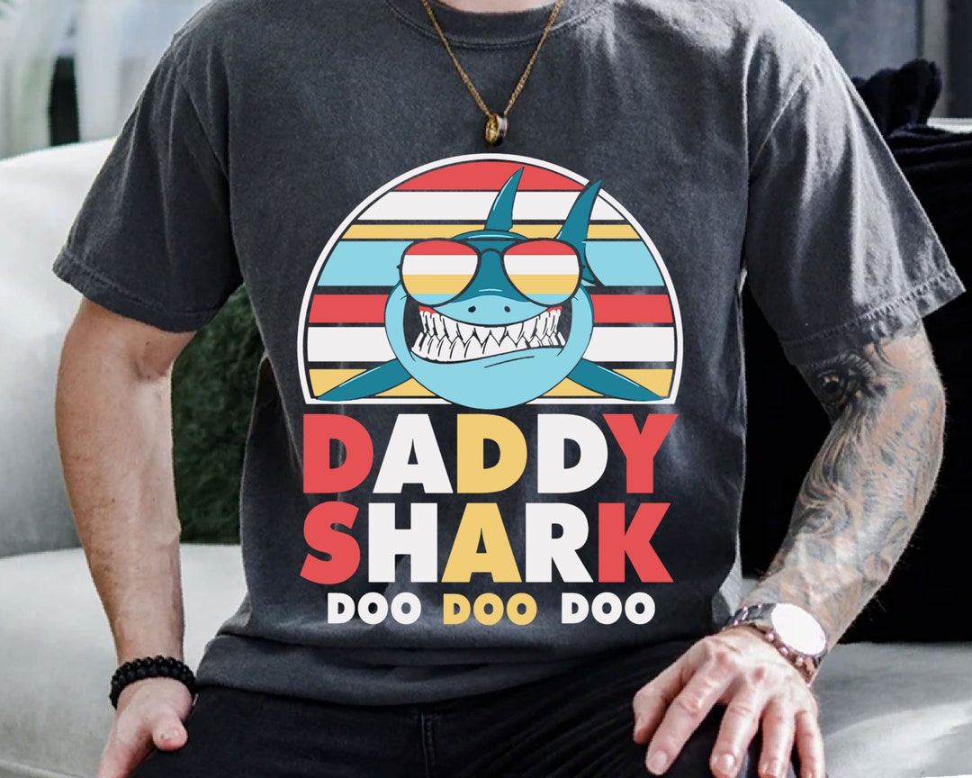 Daddy Shark Svg, Father's Day Svg, Daddy Shark Birthday Svg, Doo Doo ...