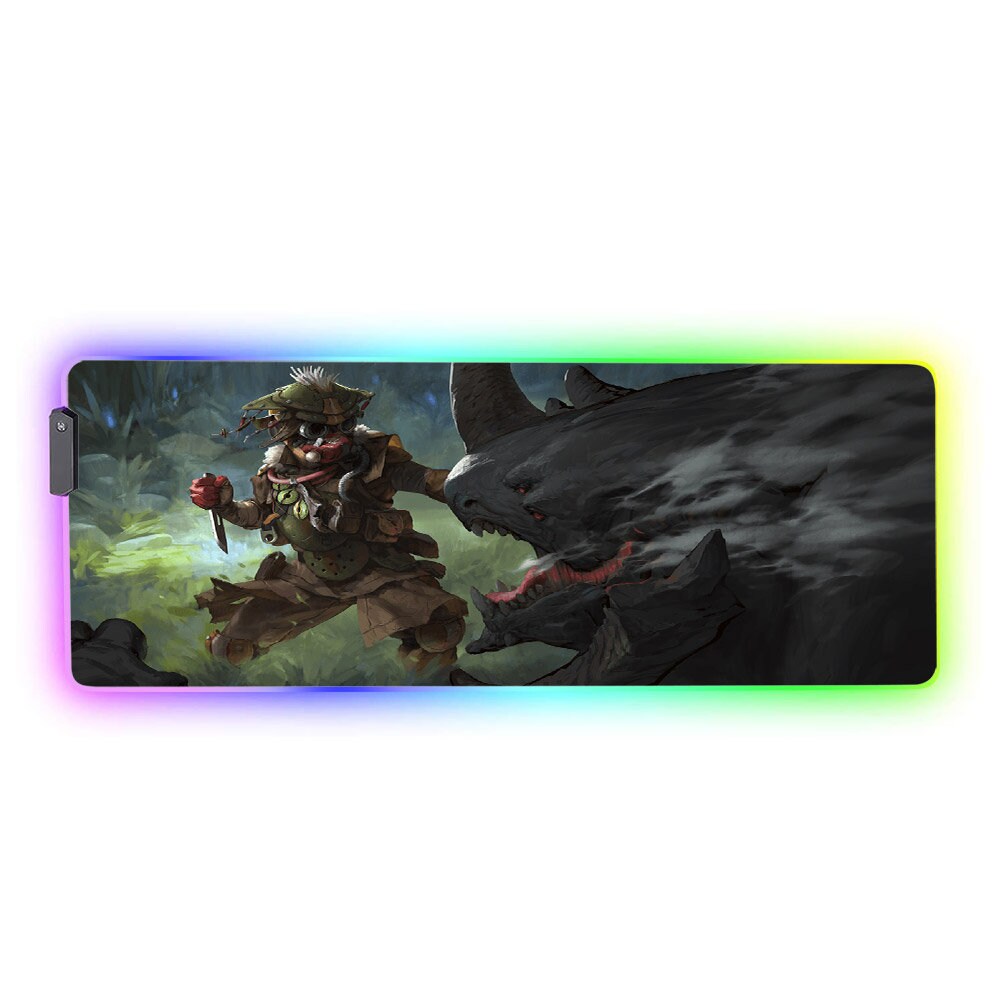 APEX RGB Gaming Mouse Pad ,Led Light Gaming Desk Pad,Neon Gaming Desk ...