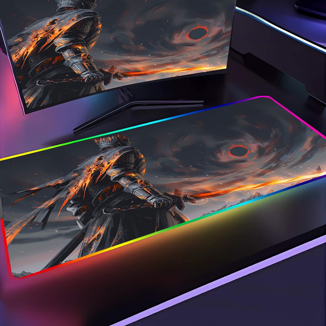 Warrior Gaming Mouse Pad Xxlled Light Gamer Desk Padgaming - Etsy UK
