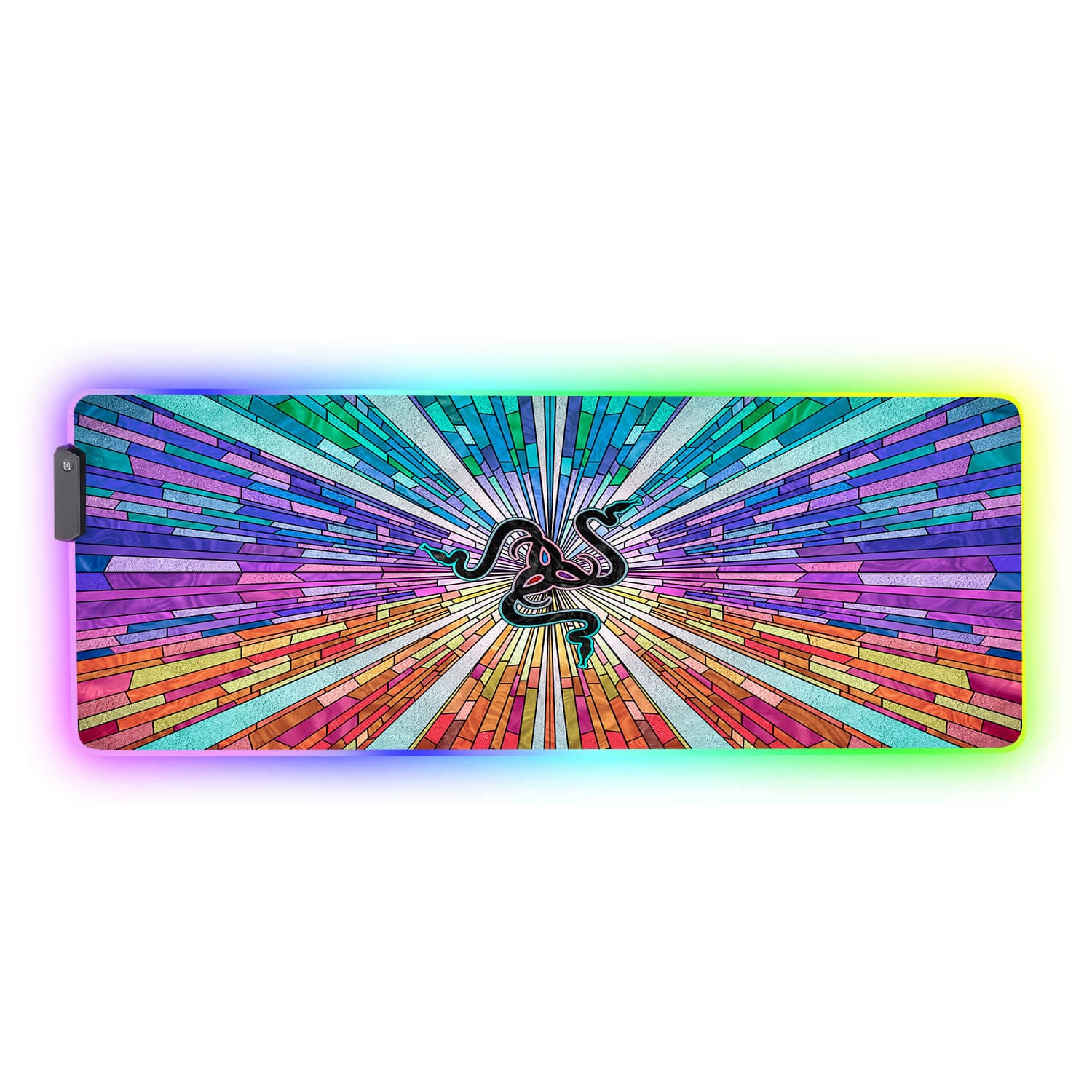 Razer RGB Gaming Mouse Pad ,Led Light Gaming Desk Pad,Neon Gaming Desk ...