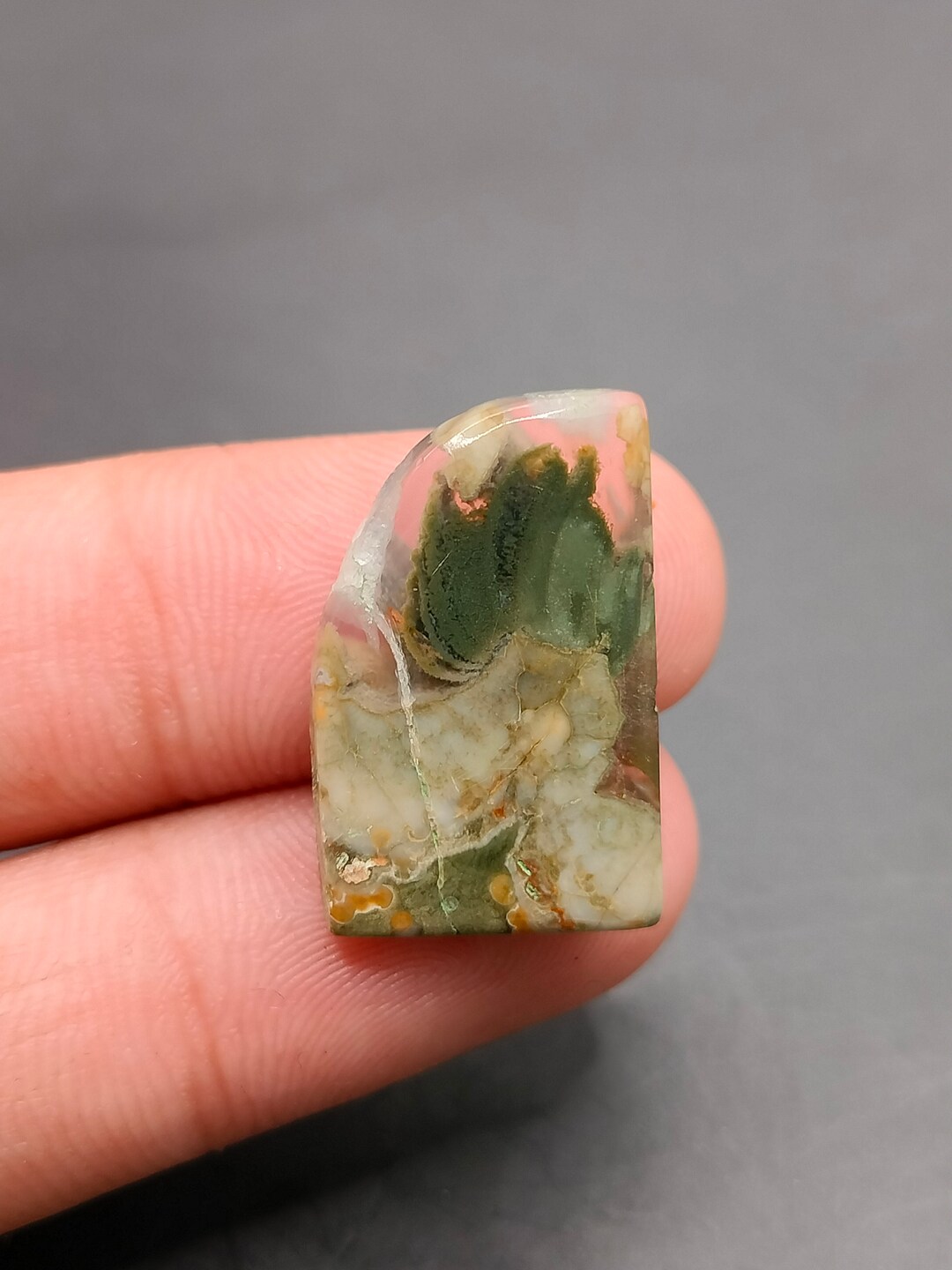 A1 Grade Quality 100%natural Rain Forest Jasper Cabochon Forest Jasper ...