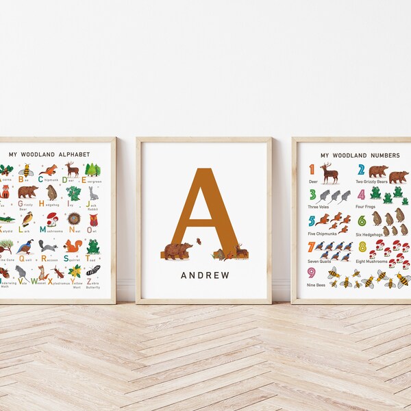 Woodland Nursery Decor Boy - Etsy