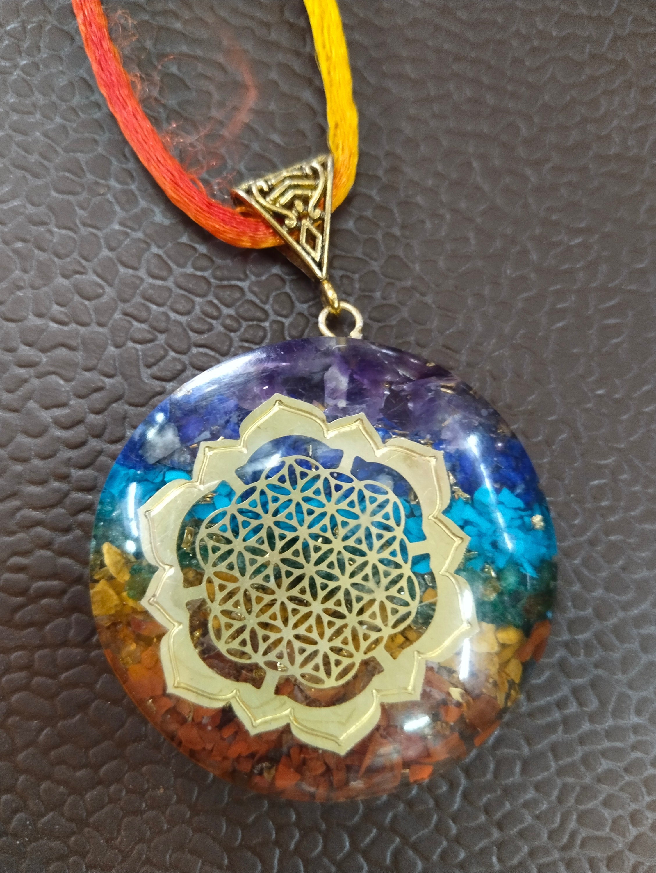 Wealth Orgone Vortex Pendant Lottery Luck Protection Tachyon Supreme ...