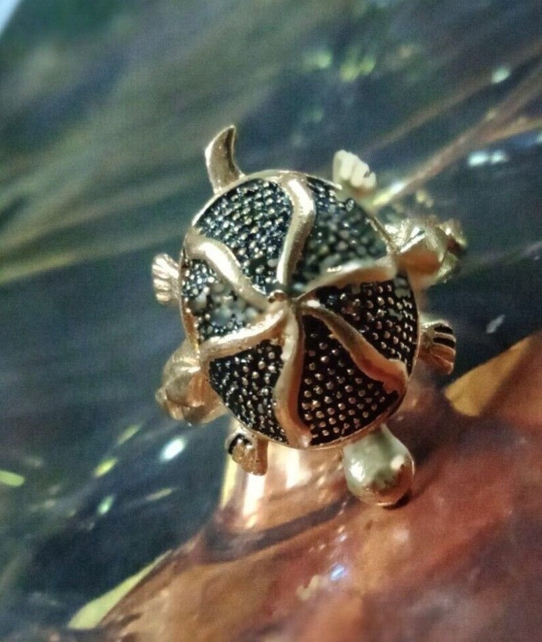 Extreme Powerful Maha Lakshmi Parad Tortise White Magic Ring Success ...