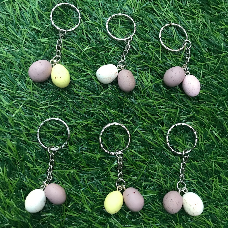 Mini Egg Keyring - Etsy UK