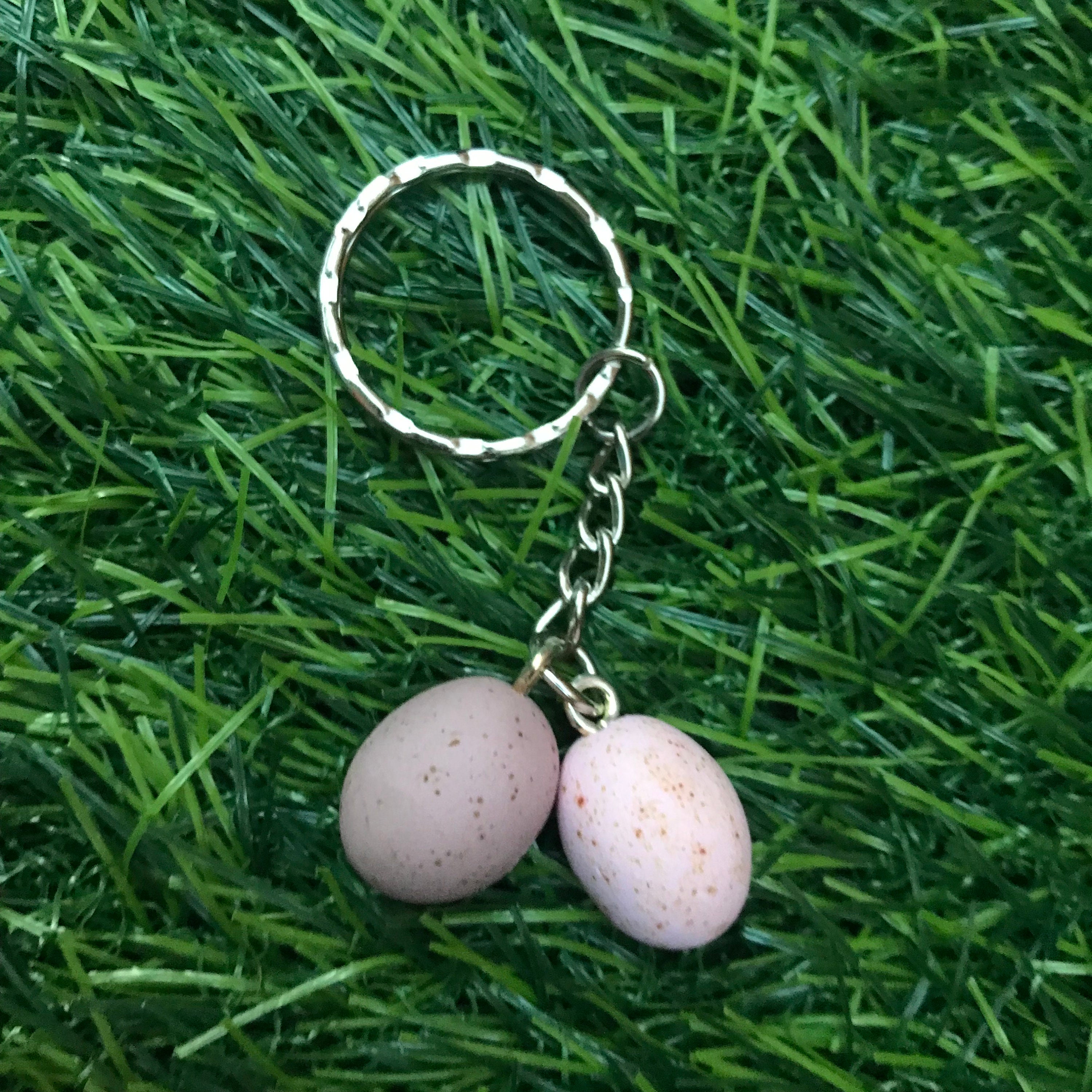 Mini Egg Keyring - Etsy UK