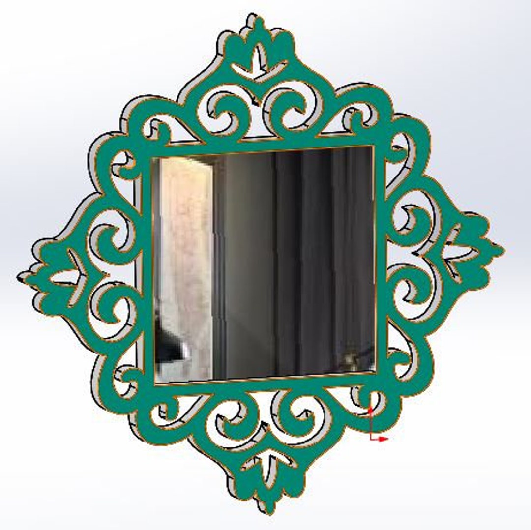 Mirror Frame, Photo Frame Stl Files - Etsy