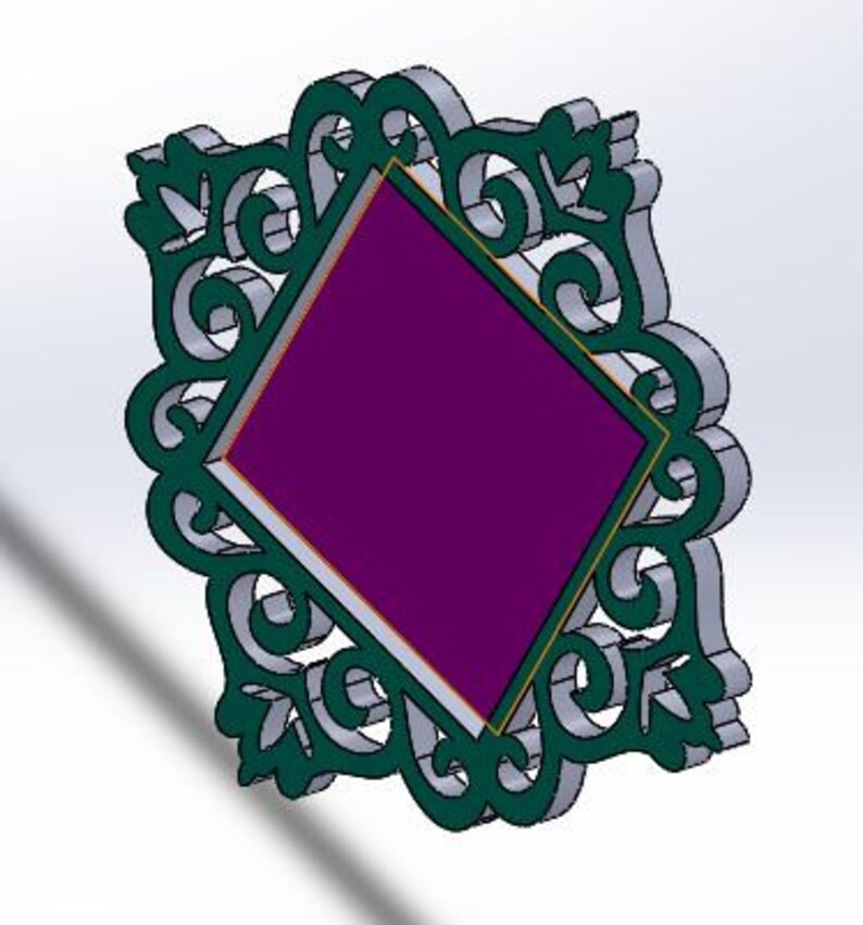 Mirror Frame, Photo Frame Stl Files - Etsy