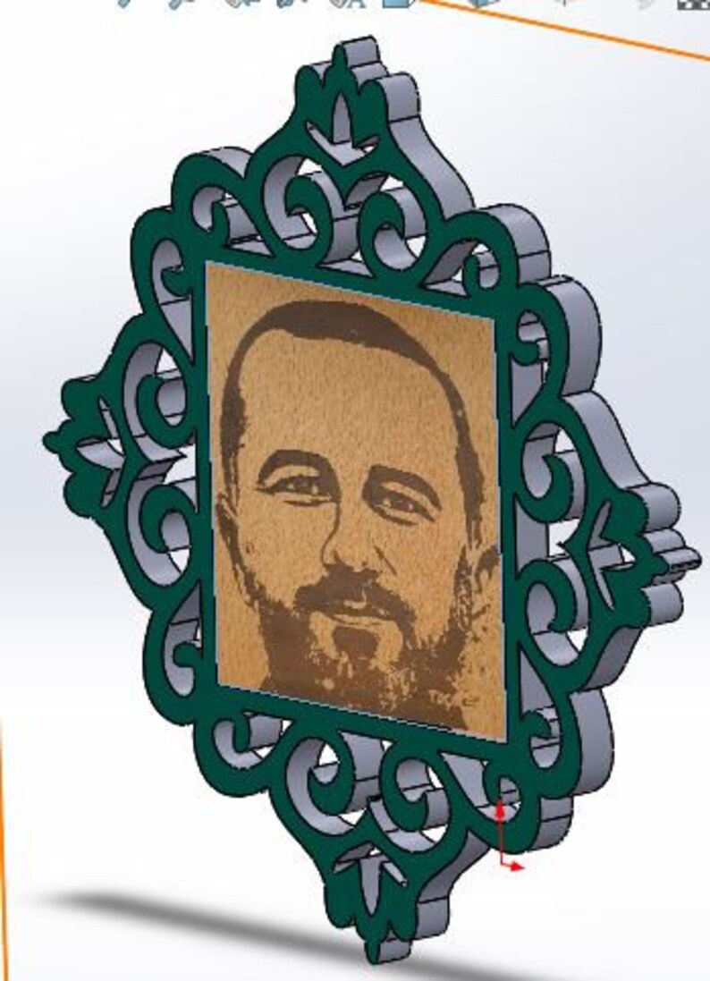 Mirror Frame, Photo Frame Stl Files - Etsy