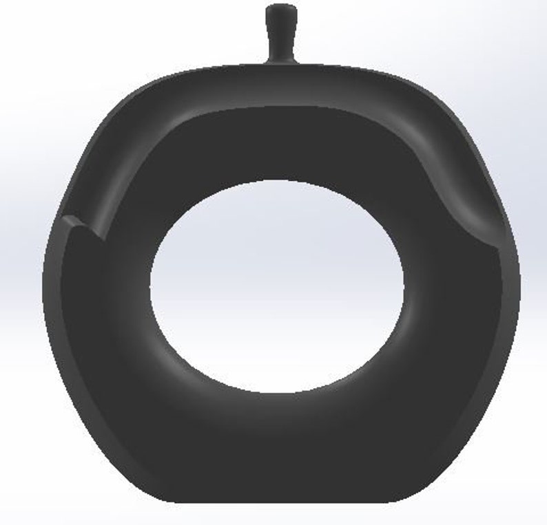 Apple Vase Stl, Decorative Vase Stl, 3d Printer Vase - Etsy