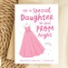 Personalised Prom Card for Daughter, Sister, Niece, Granddaughter ...