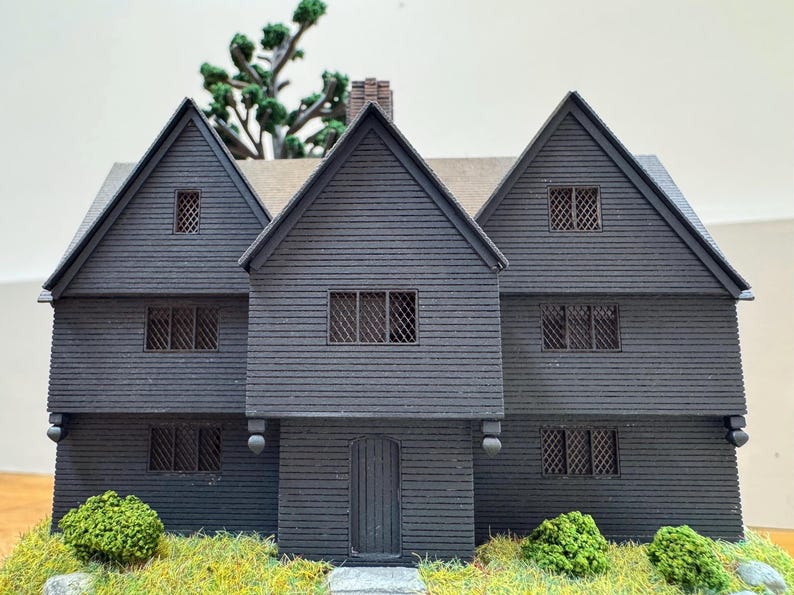 Handmade Salem Witch House Miniature Diorama | Gothic Horror History ...