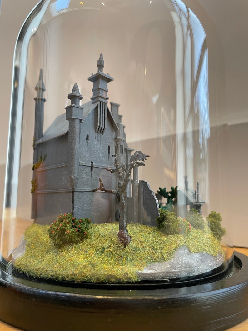 Tim Burton Edward Scissorhands Castle. Handmade Film 3D Movie - Etsy
