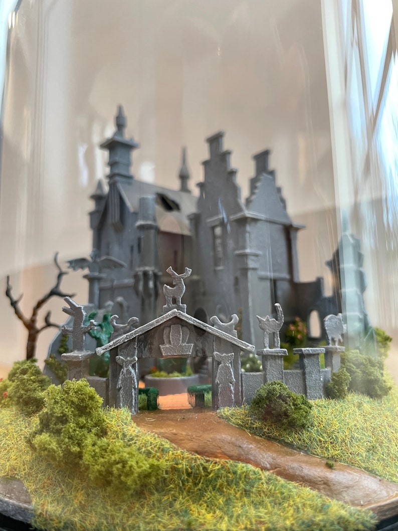 Tim Burton Edward Scissorhands Castle. Handmade Film 3D Movie - Etsy