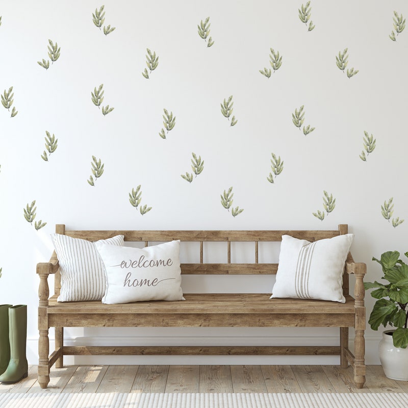 Greenery Wall Decal - Etsy