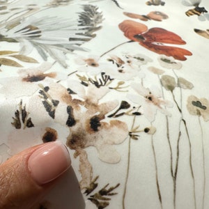 Wild Flower Wall Decal Border - Easy to Apply Peel and Stick Meadow ...