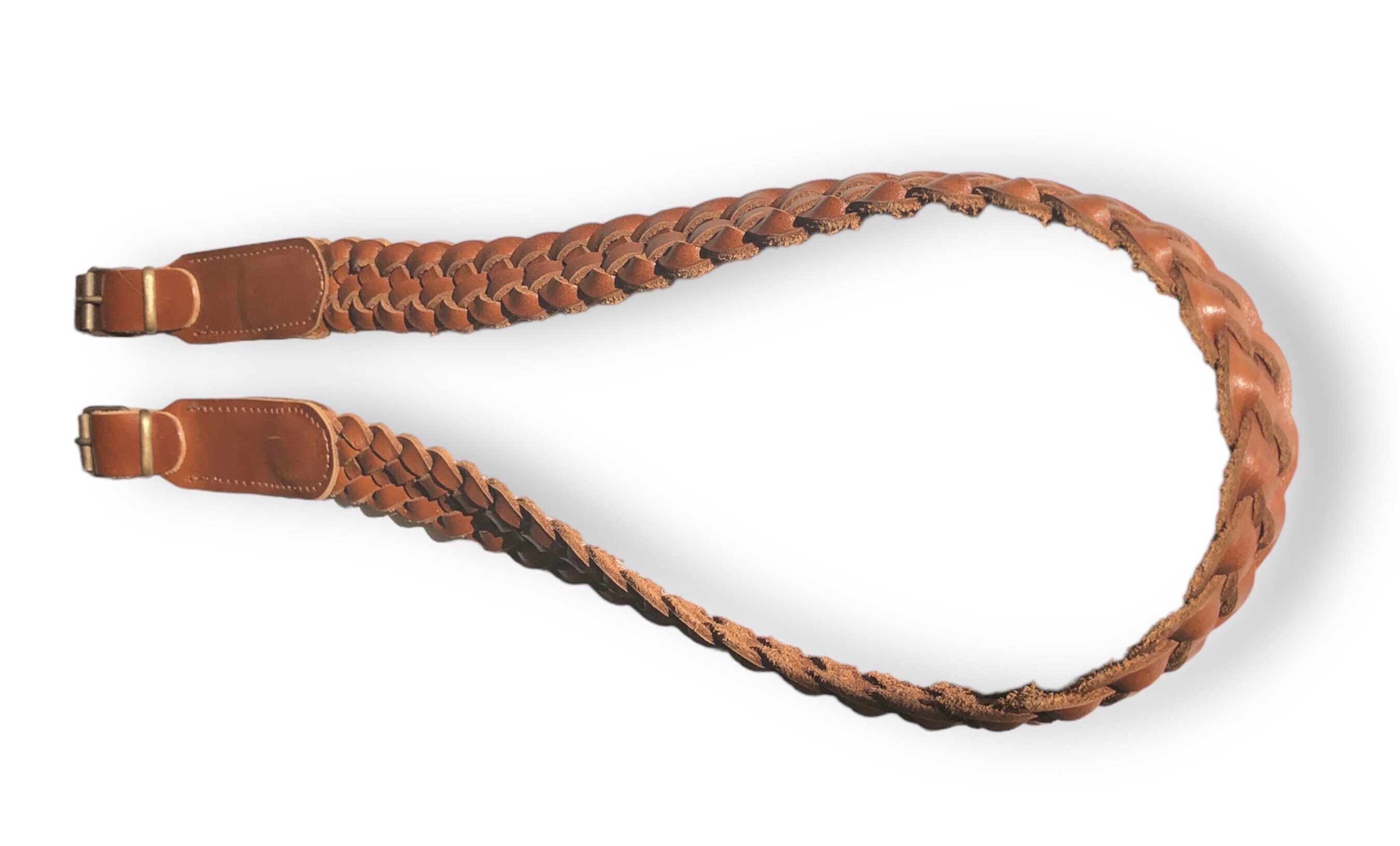 Genuine Leather Braided Sling Strap and Crossbow Strap, Handmade ...