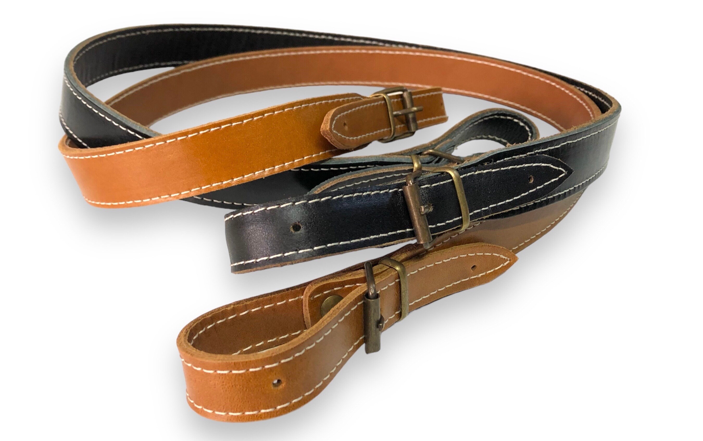 Genuine Leather Sling Strap and Crossbow Strap, 330,8 Handmade Leather ...