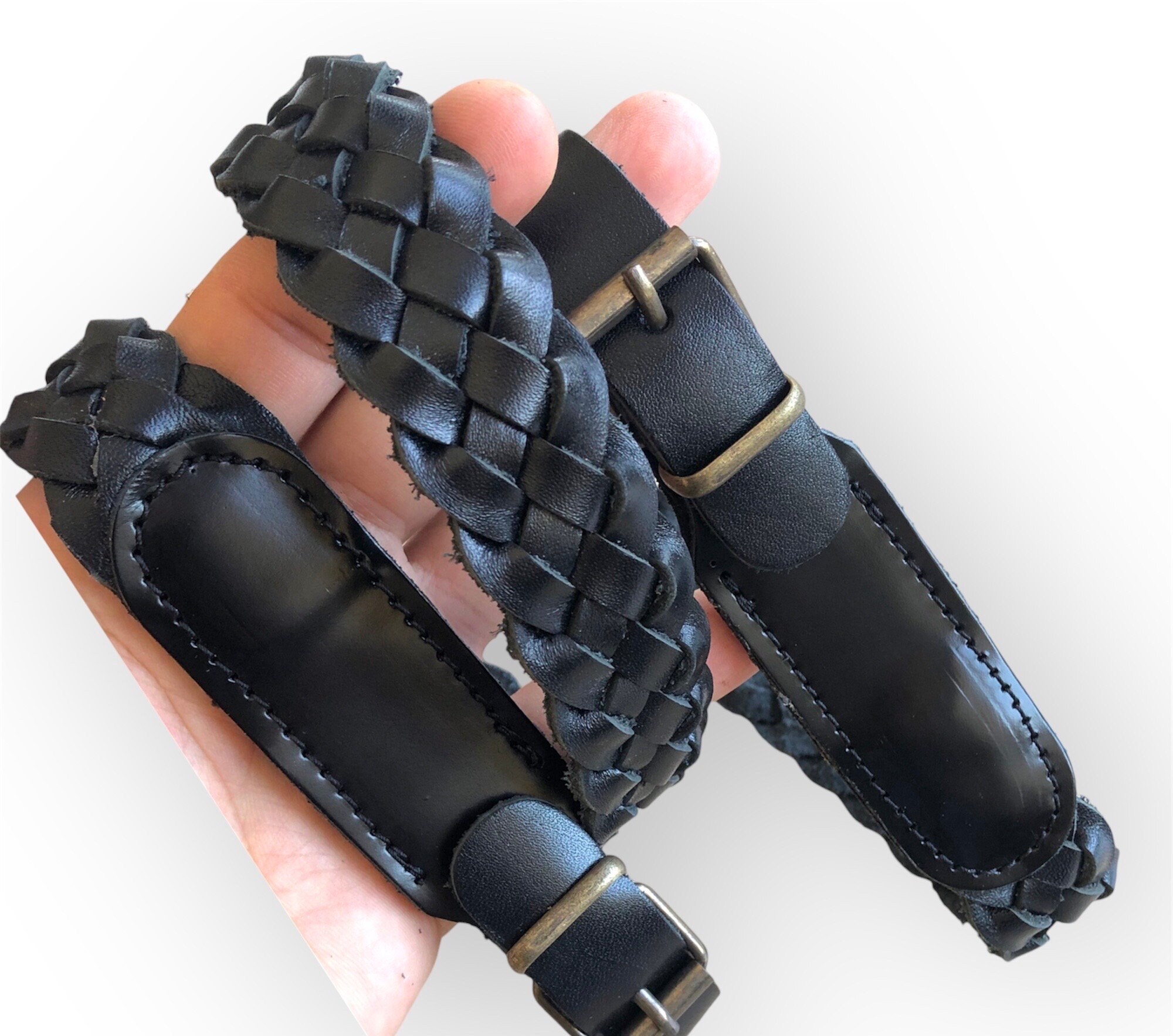 Genuine Leather Braided Sling Strap and Crossbow Strap, Handmade ...