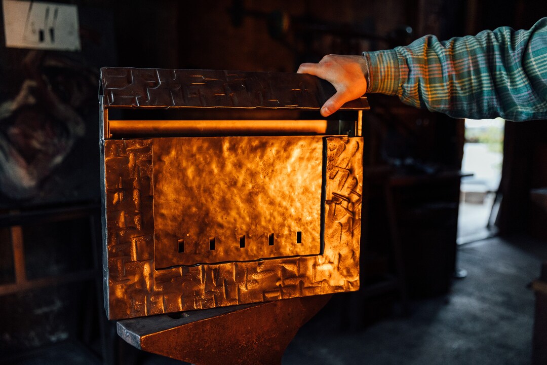 Artistic Hand-forged Mail Box - Etsy