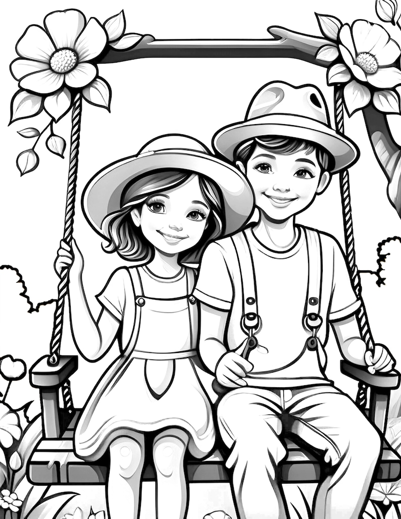 Moments of Love Coloring Page, Happy Valentines Coloring Pages, Love ...