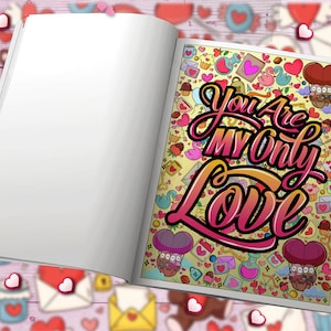 Inspirational Coloring Pages: Inspirational Love Quotes Adult Coloring ...