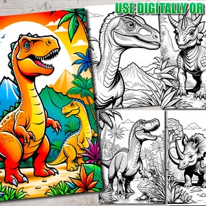 Dinosaur World Coloring Pages, Printable Dinosaur Coloring Pages for ...