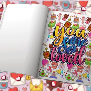 Inspirational Coloring Pages: Inspirational Love Quotes Adult Coloring ...