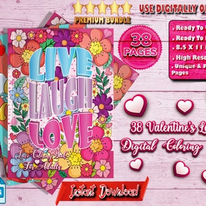 Inspirational Coloring Pages: Inspirational Love Quotes Adult Coloring ...