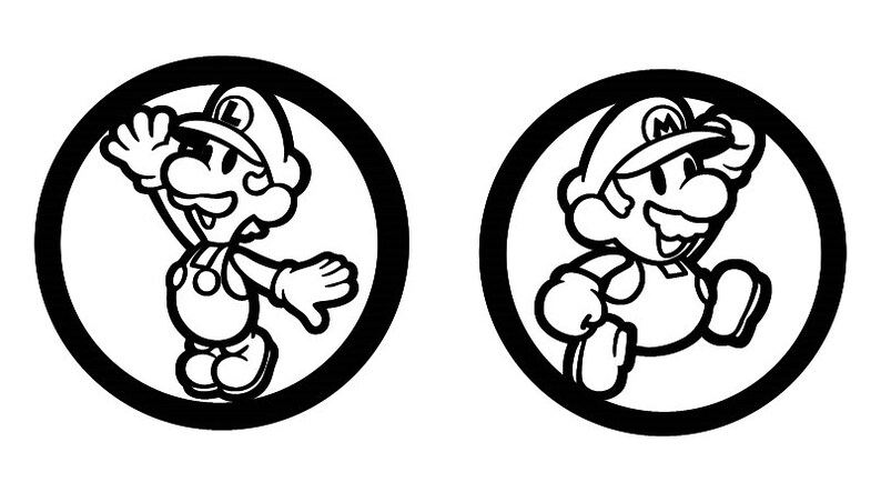 Super Mario Themed Wall Decorations. SVG File for LASER CUT - Etsy