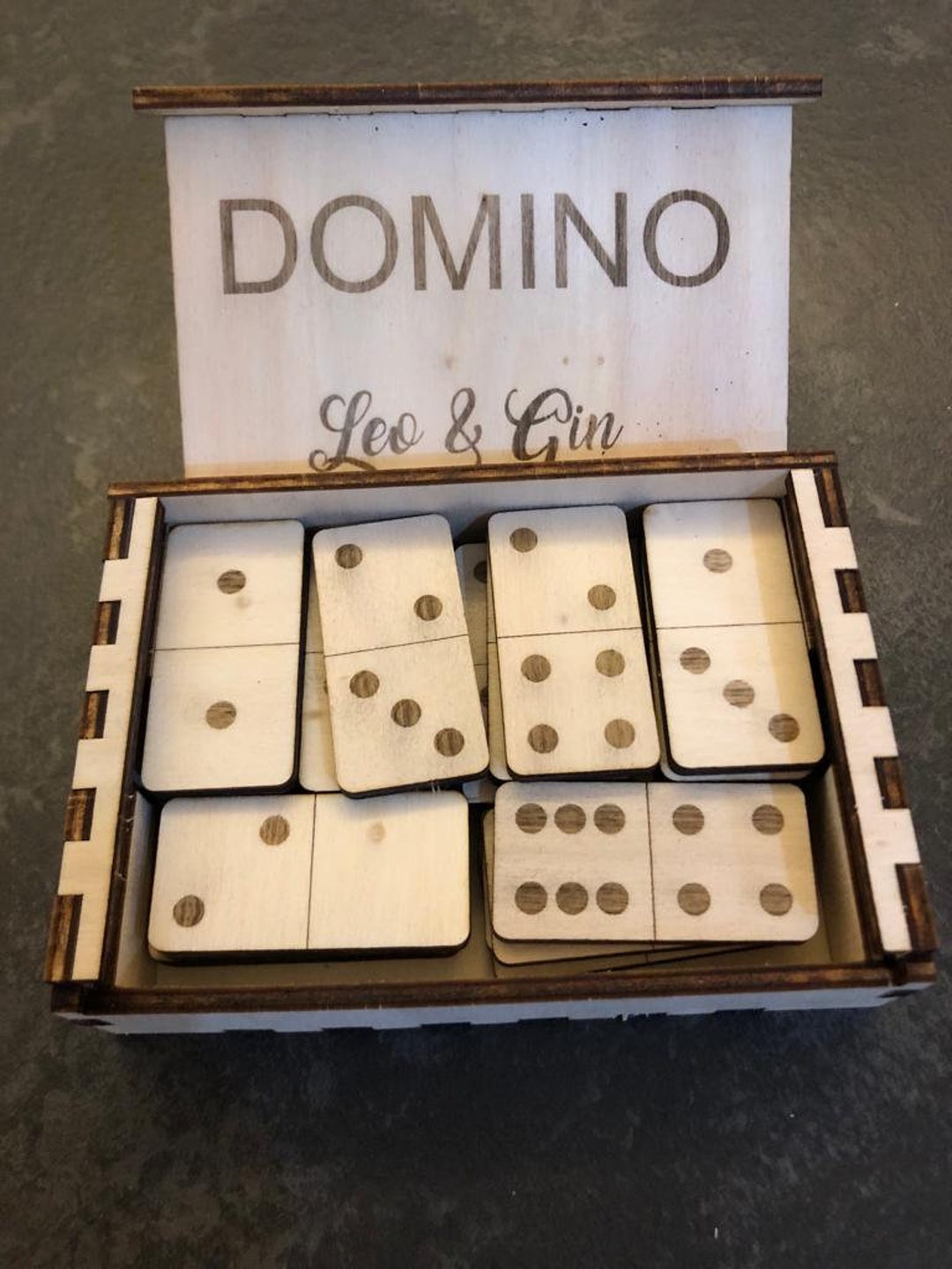 Digital File for Dominoes and Box AI, DXF, SVG Formats for Laser ...