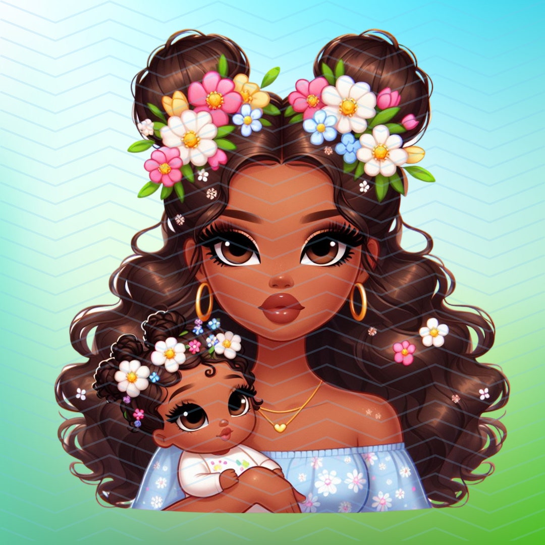 Boujee Spring Flower Mama and Baby Png - Etsy Canada