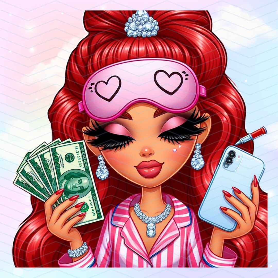 Boujee Boss Babe Diamonds and Dollars Png - Etsy
