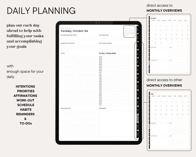 Digital Dated Planner 2023 Goodnotes Planner Ipad Planner - Etsy