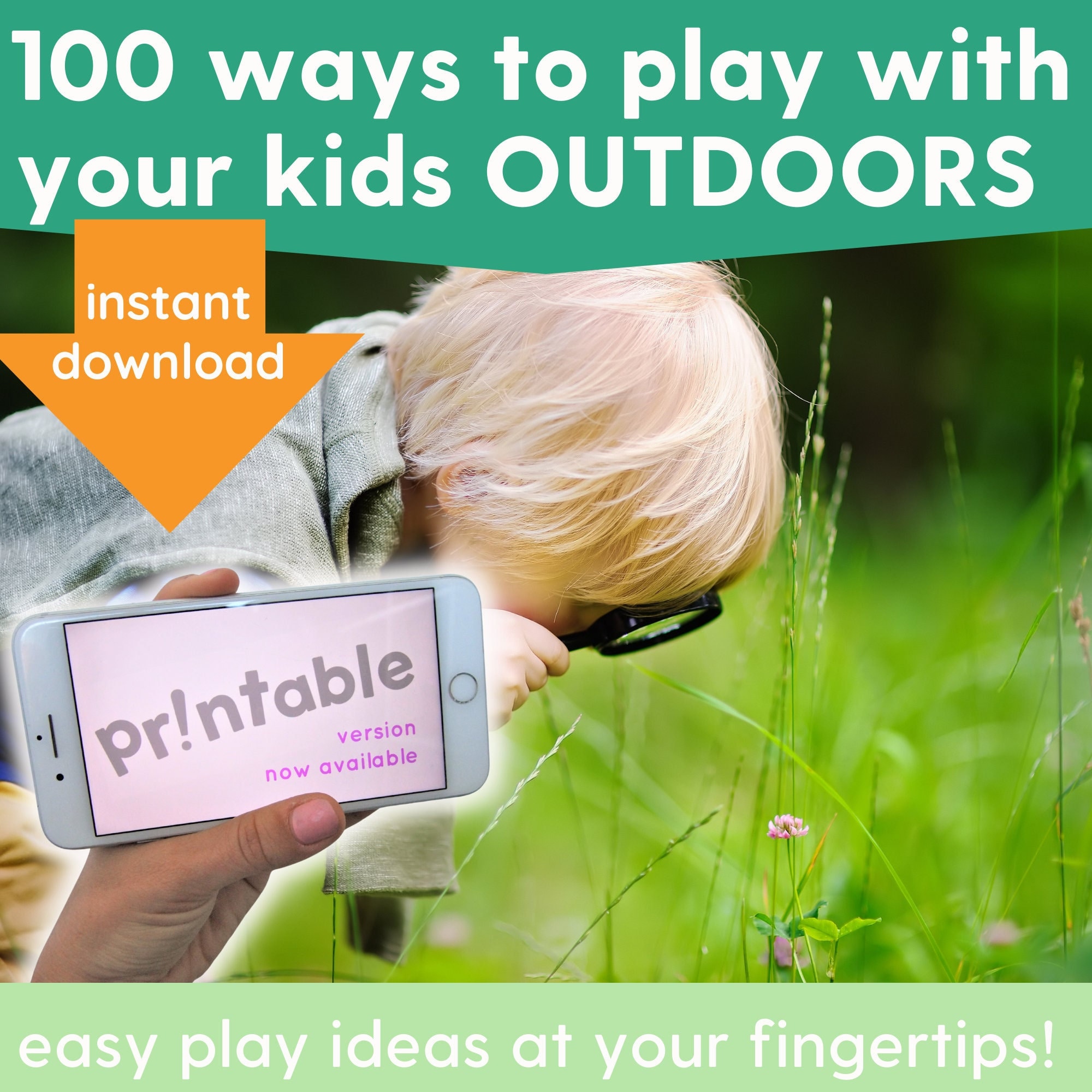 100 Outdoor Activity Cards for Kids Digital Download - Etsy UK