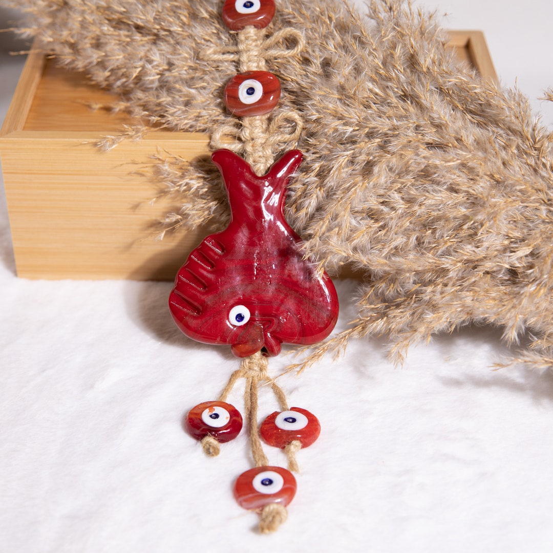 Evil Eye Red Fish Wall Decor Home Protection Home Decor - Etsy