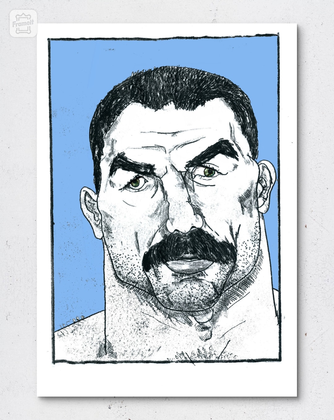Don Frye predator PRINT - Etsy