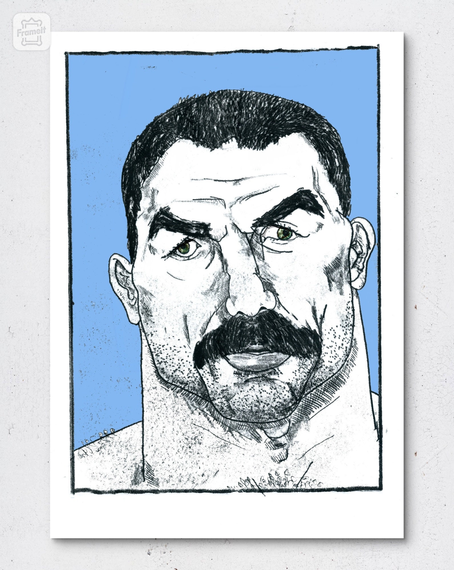 Don Frye predator PRINT - Etsy