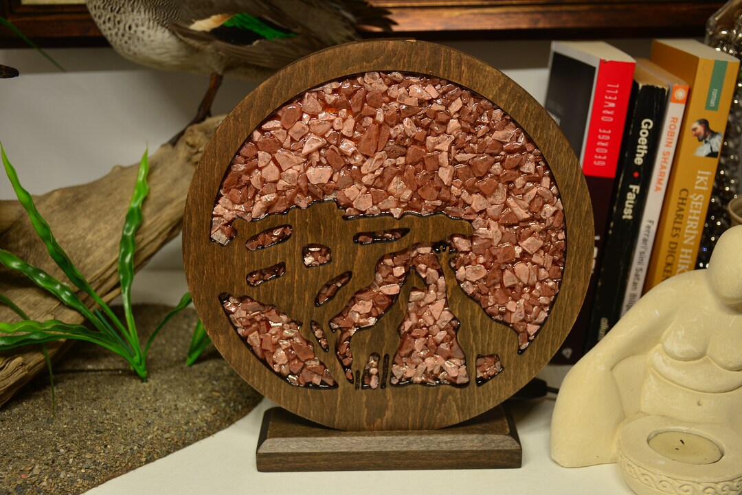 Safari Sunrise Epoxy Lamp - Etsy