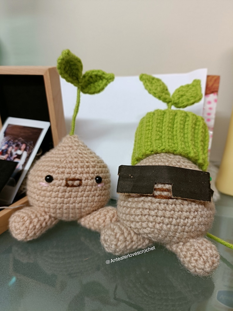 Sprout Mole OMORI Crochet Pattern - Etsy UK